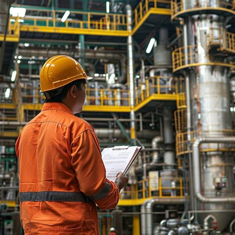 Premium Photo An Operations Manager Conducting A Site Visit To Inspect Processes