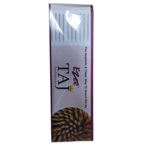 3 Inch Ezee Taj Wooden Toothpick At ₹ 120 Box In Hyderabad Id 2850382817388