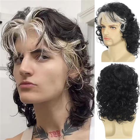 Black Hair With White Streaks