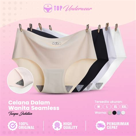Jual A001 Celana Dalam Seamless Wanita Tanpa Jahitan Anti Nyeplak Adem Cd Cewe Seamless