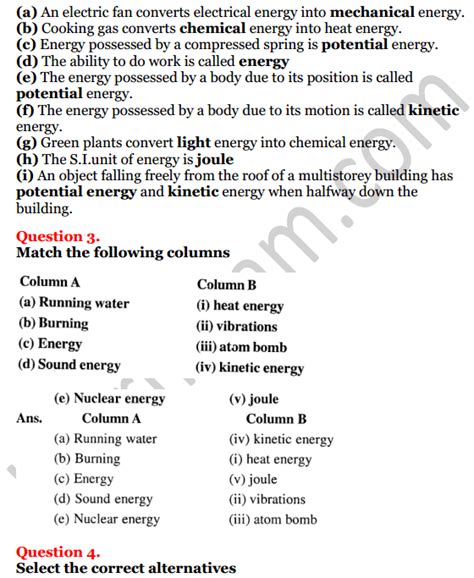 Selina Concise Physics Class 7 Icse Solutions Chapter 3 Energy Learn Cram