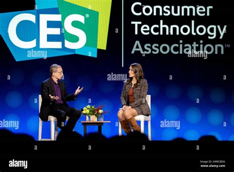 Las Vegas Usa 09th Jan 2024 Patrick Gelsinger L Ceo Of Intel