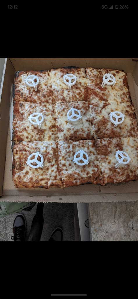 Our Pizza Place Uses 2 Of The Little Pizza Tables Per Slice Rmildlyinteresting