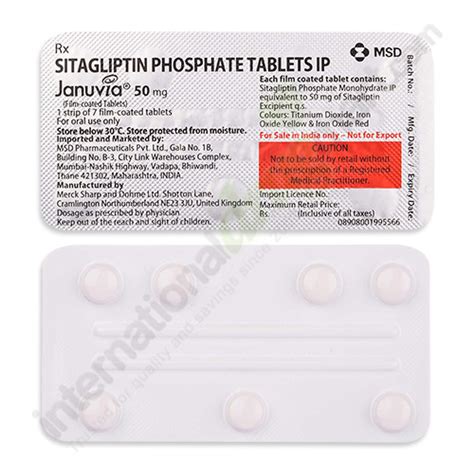 Buy Sitagliptin 50mg Tablets Online At Lowest Price