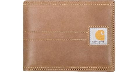 Carhartt Leather Brown Legacy Passcase Wallet • Price