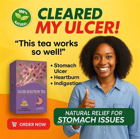 Ulcer Solution Tea Herbal Tea For Gastric Ulcer Peptic Ulcer Acute