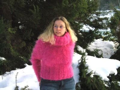 Mohair Fuxx In Pink Tneck Sweater Tumbex