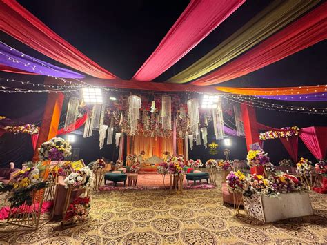 Mehndi Aesthetics Indoor Setup And Decor Wedding Designers And Planners Colourful Mehndi Event
