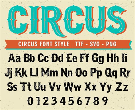 Circus Font Carnival Font Circus Font Letters Carnival Letters Font