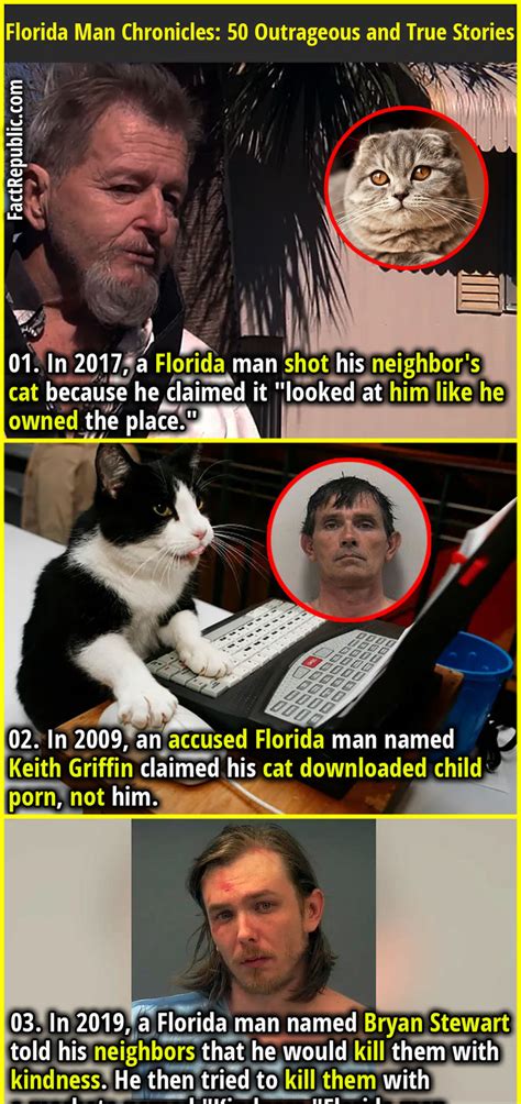 Florida Man Chronicles 50 Outrageous And True Stories Fact Republic