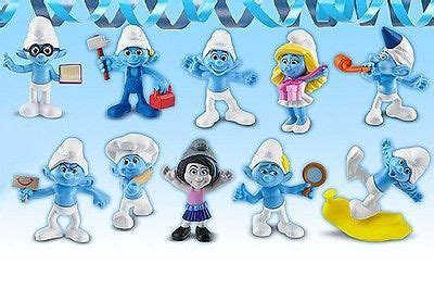 Smurfs 2 Movie Mcdonalds Happy Meals 18 Smurfs Figures Complete 2013