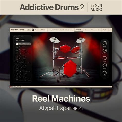 Xln Audio Addictive Drums 2 Reel Machines Expansion