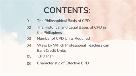 Pec101continuing Professional Development Cpdpptx