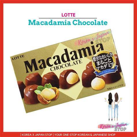 Lotte Macadamia Chocolate Food And Drinks Homemade Bakes On Carousell