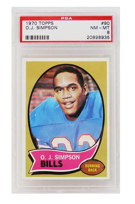 Oj Simpson Football Card