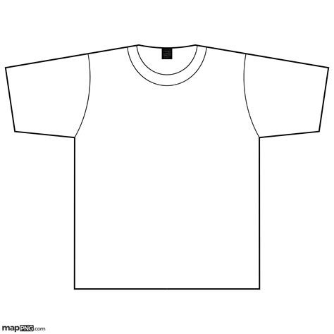V Neck T Shirt Template Psd