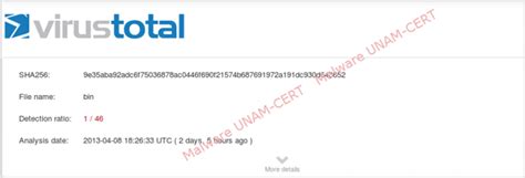 Linux Machines Infected By Bots Proyecto Malware UNAM CERT