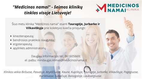 Šeimos Klinika Tauragės Klinika „medicinos Namai Facebook