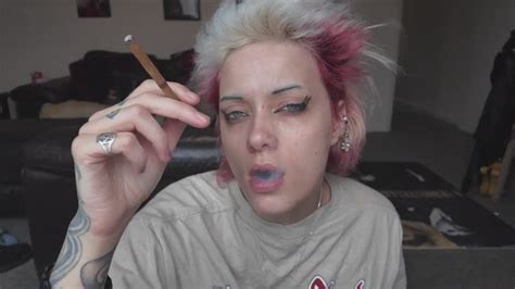 Smoking A Cigarillo And Burping Occasionally Glitterqueen1999s Clip