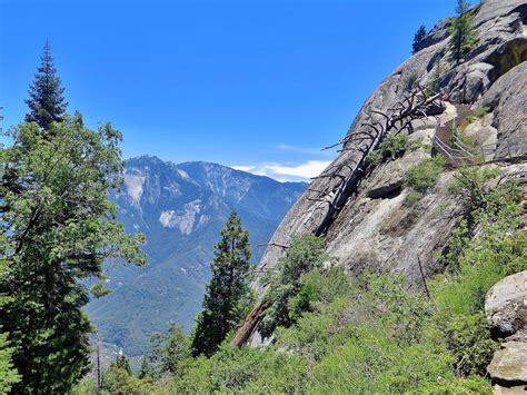 Steps Up Moro Rock Sequoia National Park California