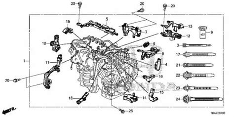 Honda Civic Engine Bay Parts Diagram
