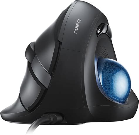 Nulea M506 Wired Trackball Mouse For Large Hands Ergonomic Vertical
