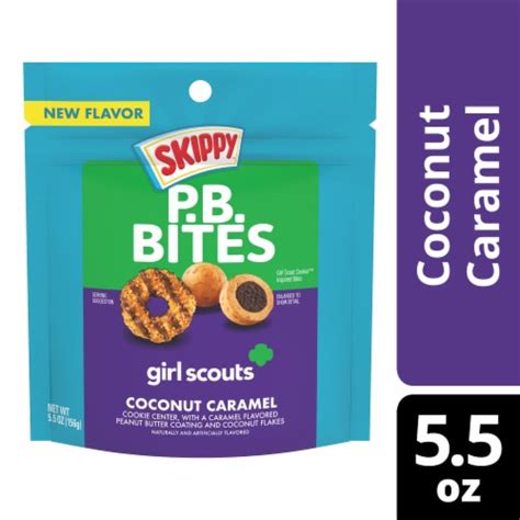 Skippy® Pb Bites Girl Scout Cookie™ Coconut Caramel Snacks 5 5 Oz Frys Food Stores