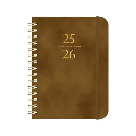 Daily Planner Hard Cover Calendar Planner With Tabs Annotated Pages