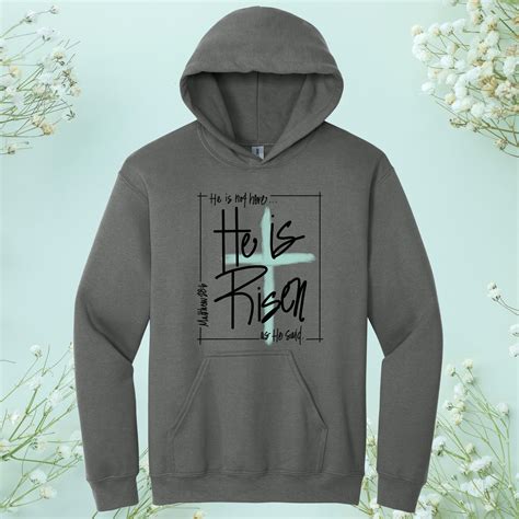 He Is Risen Hoodie The Willow Homestead