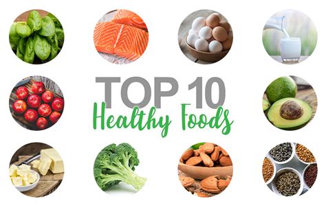 Top Ten Healthiest Foods For Health