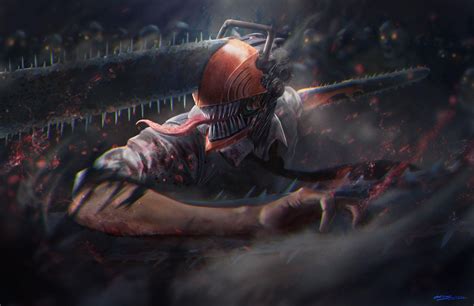Chainsaw Man 电锯人 癫痴壁纸 知乎