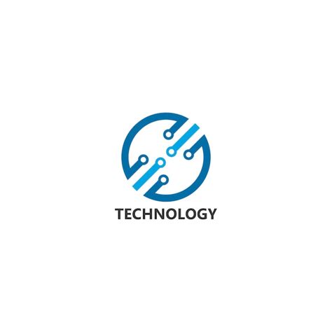 Premium Vector Vector Logo Technology Concept Illustration