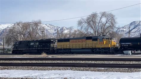 Ns And Up Sd60 Pull A Cut Of Cars Forward Ogden Ut 21523 Youtube