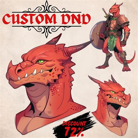 Custom Dnd Character Potrait Dnd Commission Art Dnd Fantasy Art