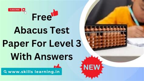 Abacus Model Papers Archives Skills Learning