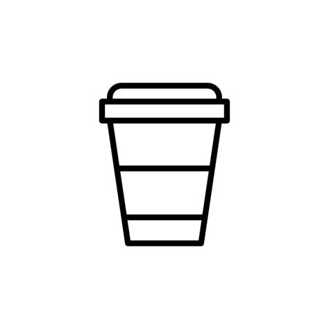 Disposable Cup Icon Vector Design Templates 17260527 Vector Art At Vecteezy