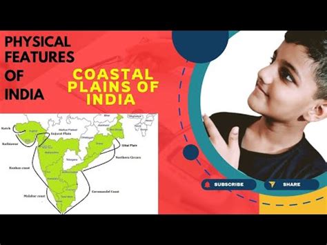 Geography Series Physical Features Of India Coastal Plains Of India