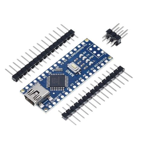 Контроллер arduino nano v3 0 на atmega328p разъём mini usb купить с