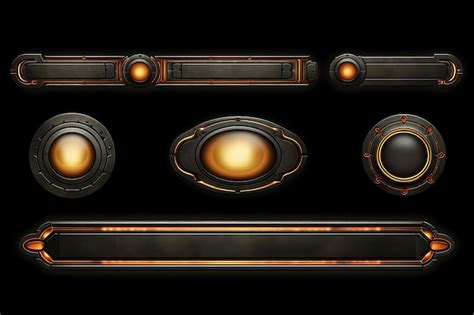Light Ui Elements Part Sliders Premium Ai Generated Image