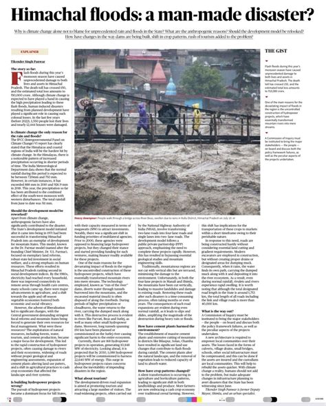 Floods Monsoon2023 Himachalpradesh Rains Ipcc Disasterriskreduction Disasterrelieffund