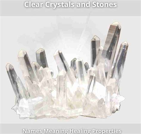 Clear Crystals And Stones Meaning Healing Properties Names Golden