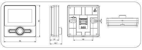 Weekly Programming Wired Room Thermostat For Gas Boiler Manufacturer Wholesale Weekly