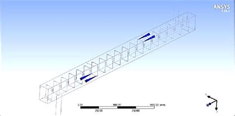 the ansys model of the beam download scientific diagram