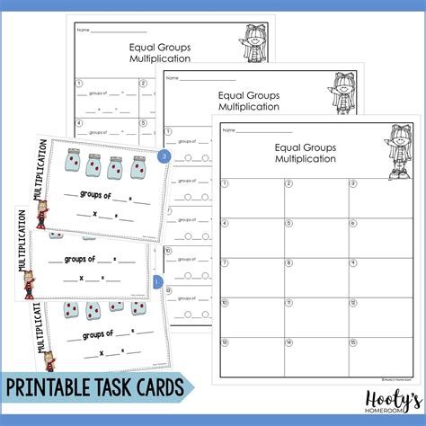 Equal Groups Multiplication Activities Hootys Homeroom