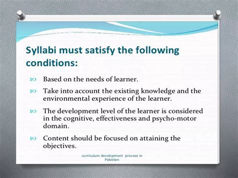 Curriculum Development At Elementry And Secondary Level Pptx