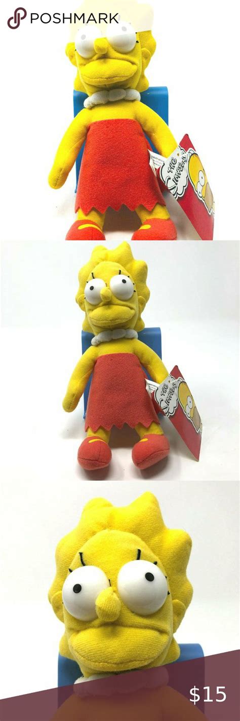 Toy Factory The Simpsons Lisa Simpson Plush Doll Plush Dolls Plush