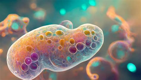 Premium Photo Closeup Of Abstract Microscopic Amoebas 3d Rendering