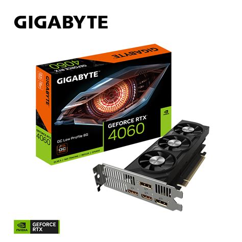 Vga Gigabyte Geforce Rtx™ 4060 Oc Low Profile 8g