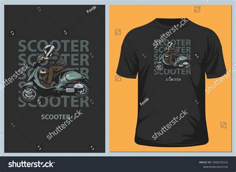 Scooter Vector Design Illustration Can Use Stock Vector Royalty Free