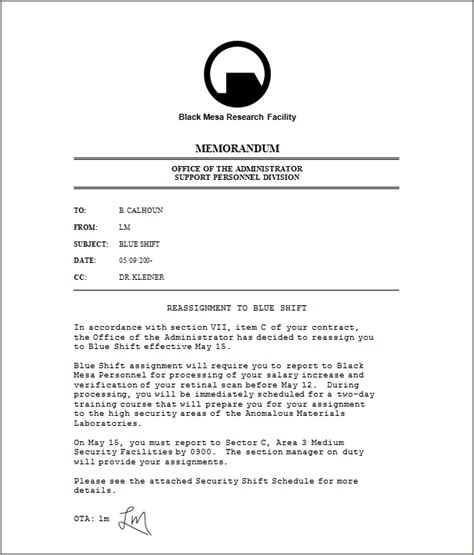 Blue Shift Reassignment Mod Moddb